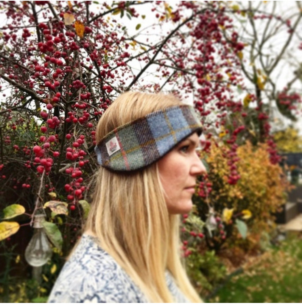 Harris Tweed Ear Warmers – Kaye Hannabuss Textiles